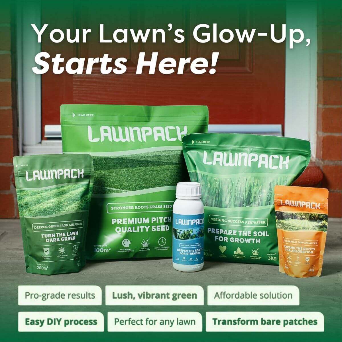 The Lawn Pack - The Ultimate Lawn Transformation Kit
